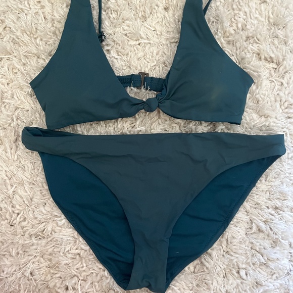 Garage | Swim | Garage Xs Dark Bluegreen Bathing Suit | Poshmark